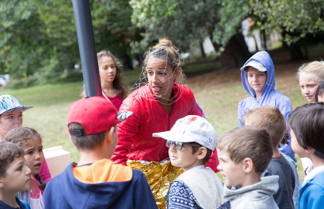 Retour sur la partie de cache-cache au parc du Vivier - Les Escales